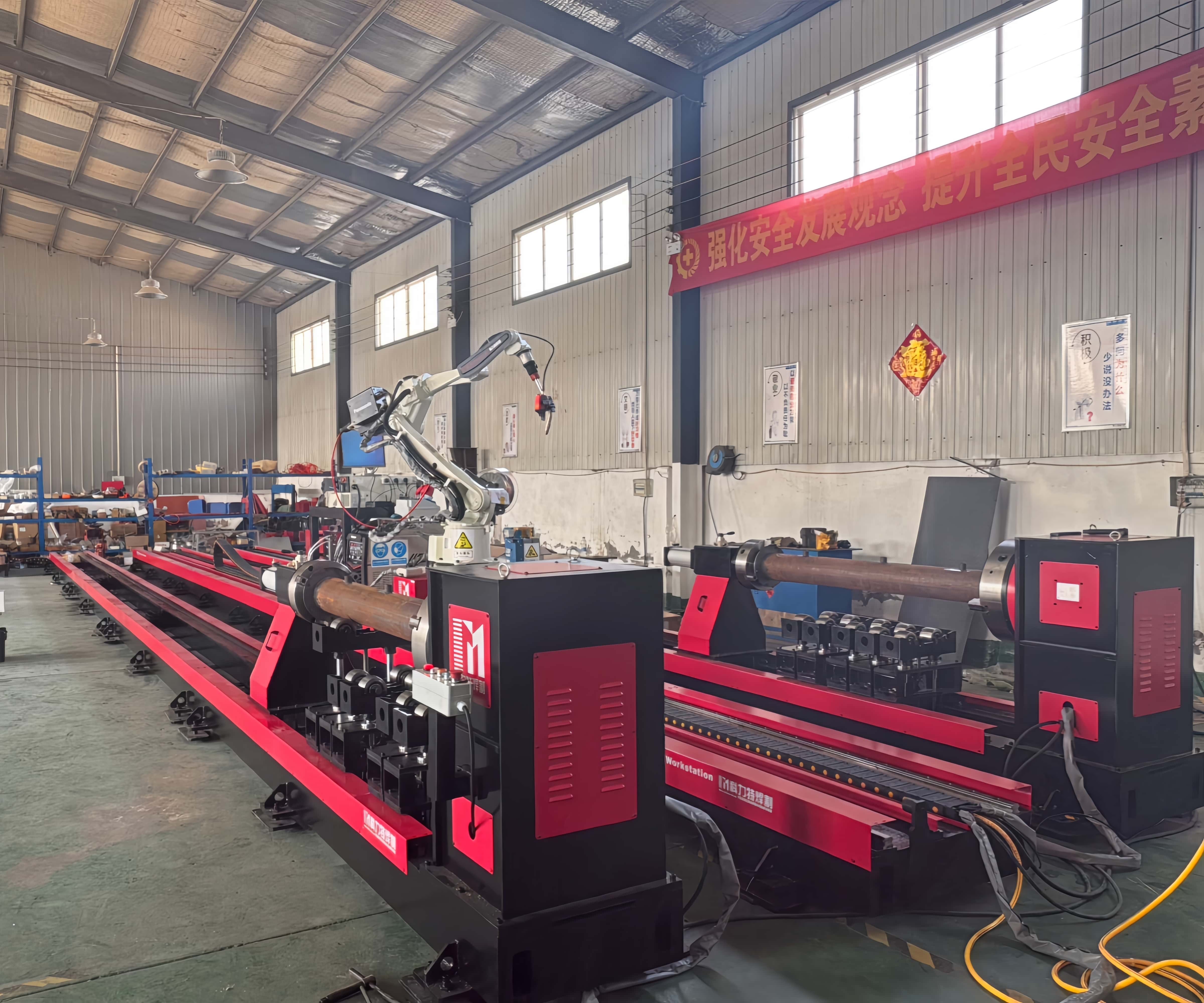 Robotic Welding Automation Machine With Big Tank Industrial Robot for ...