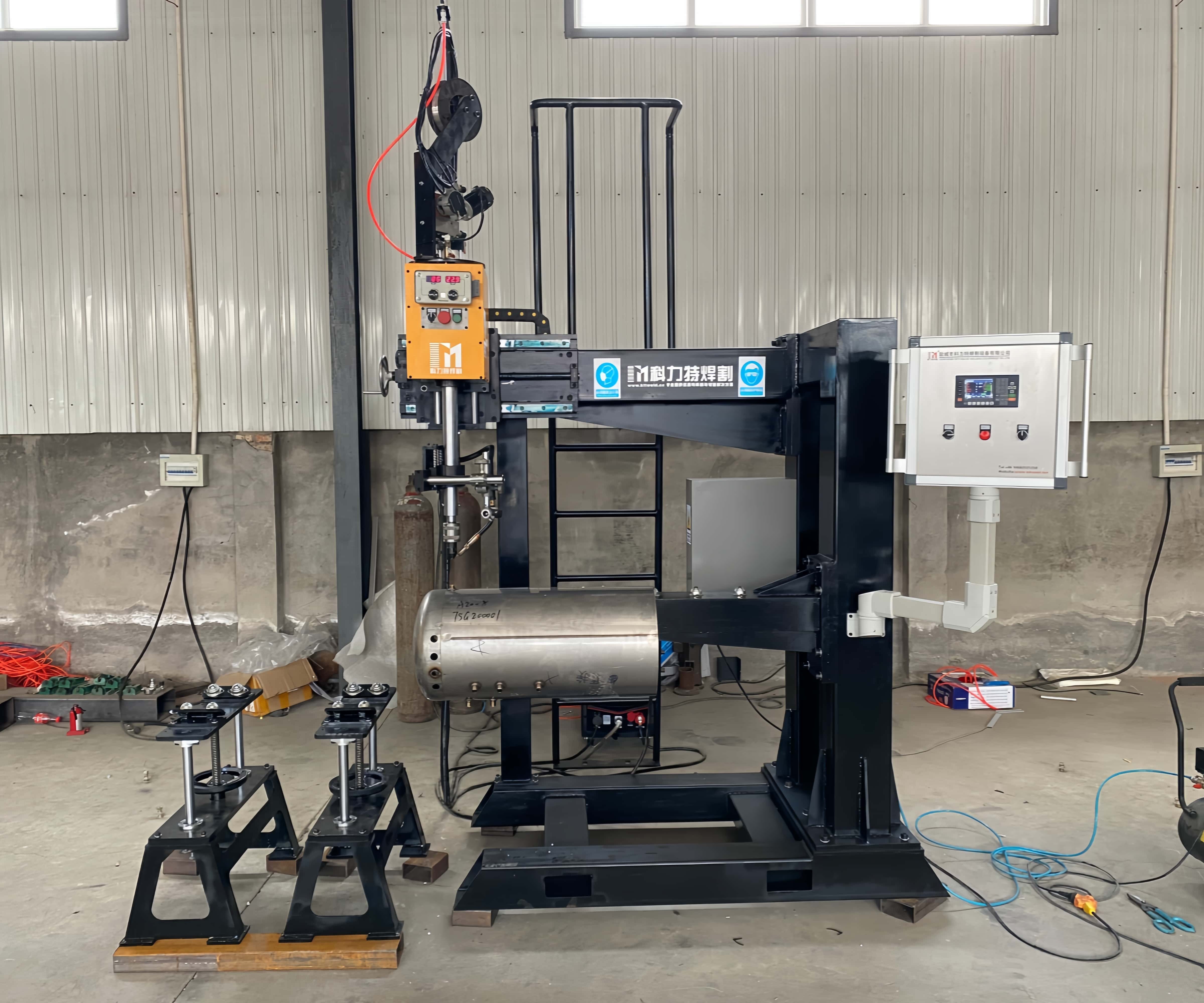 Tig Welding Circular Torch Gun Rotary Solar Hot Water tank Automatic ...